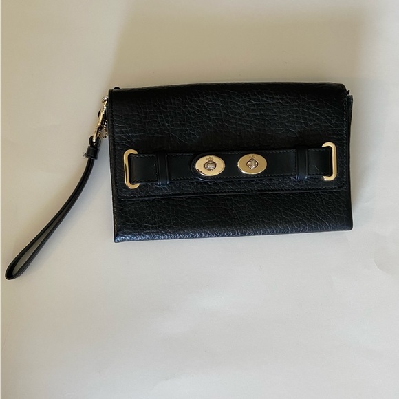 Coach | Bags | Coach Blake Large Pebbled Leather Clutch | Poshmark